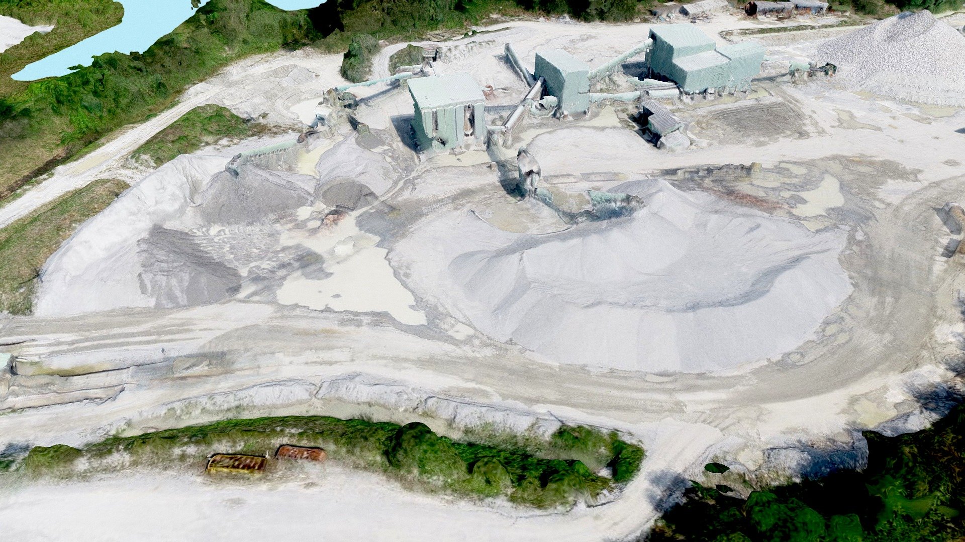 Plant's Stockpile Management Model - 3D model by aec_mbi_thailand ...
