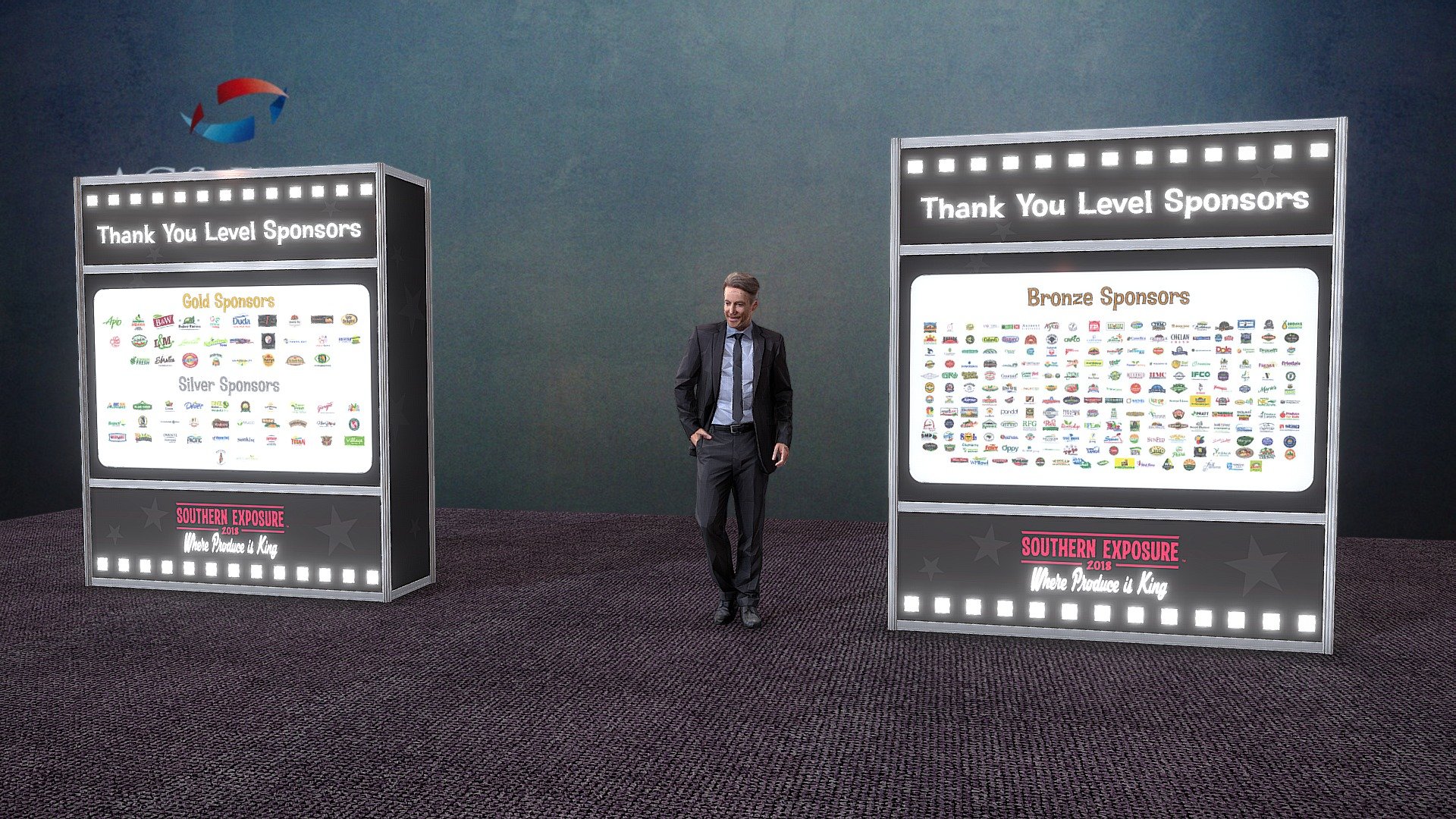 SEP 2018 - Sponsor Wall - 3D model by AGS Expo Services (@AGS-EXPO ...