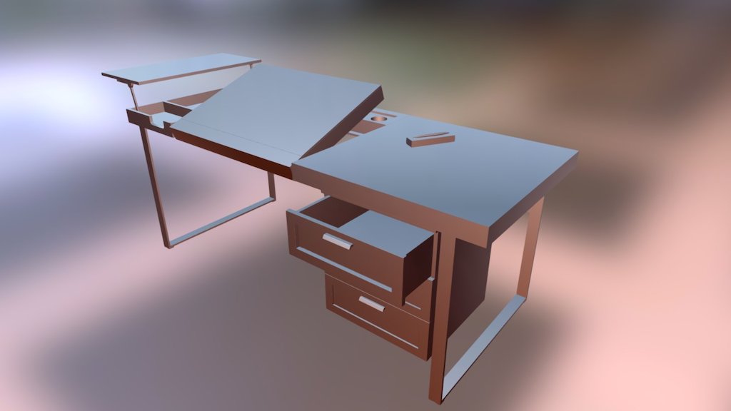 Lightbox desk - 3D model by Abdushukur [b6121d8] - Sketchfab