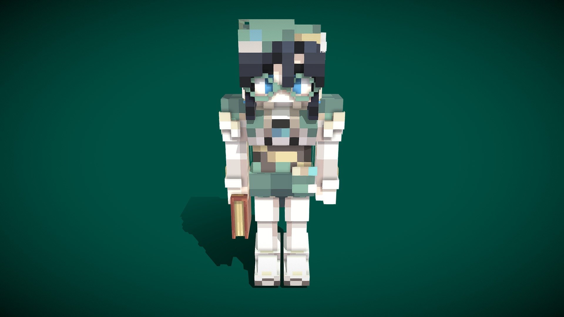 Venti Librarian NPC Minecraft - 3D model by Yubichu [b615585] - Sketchfab