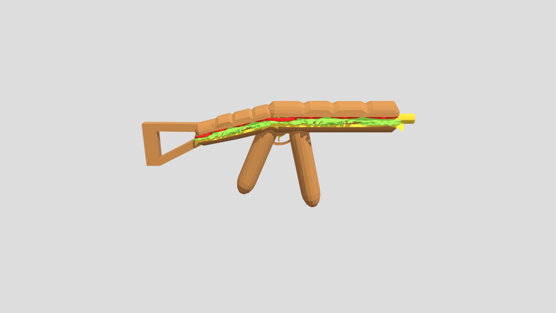 SUB Machine Gun - 3D model by JeremyTheViking [b6159e8] - Sketchfab