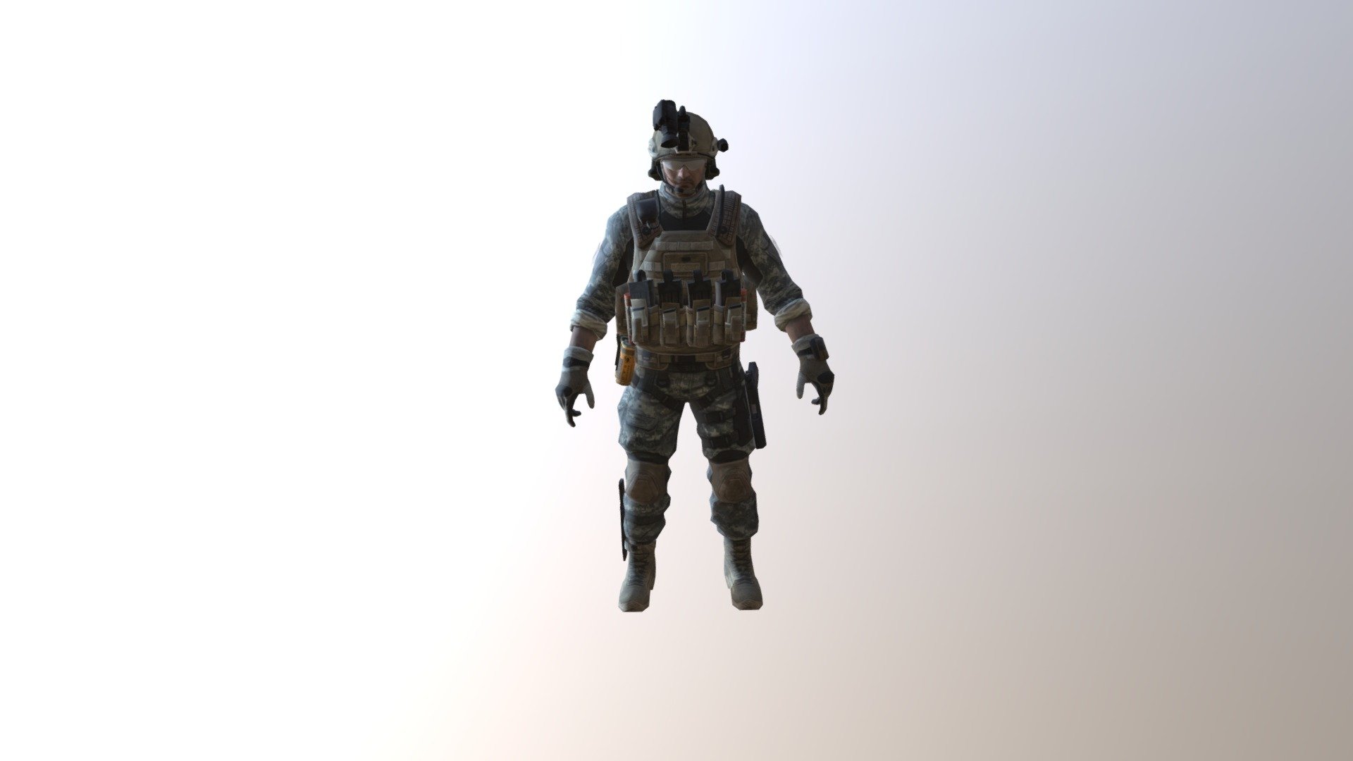 Firing Rifle Solider - 3D model by zee.writes1143 [b615bf4] - Sketchfab