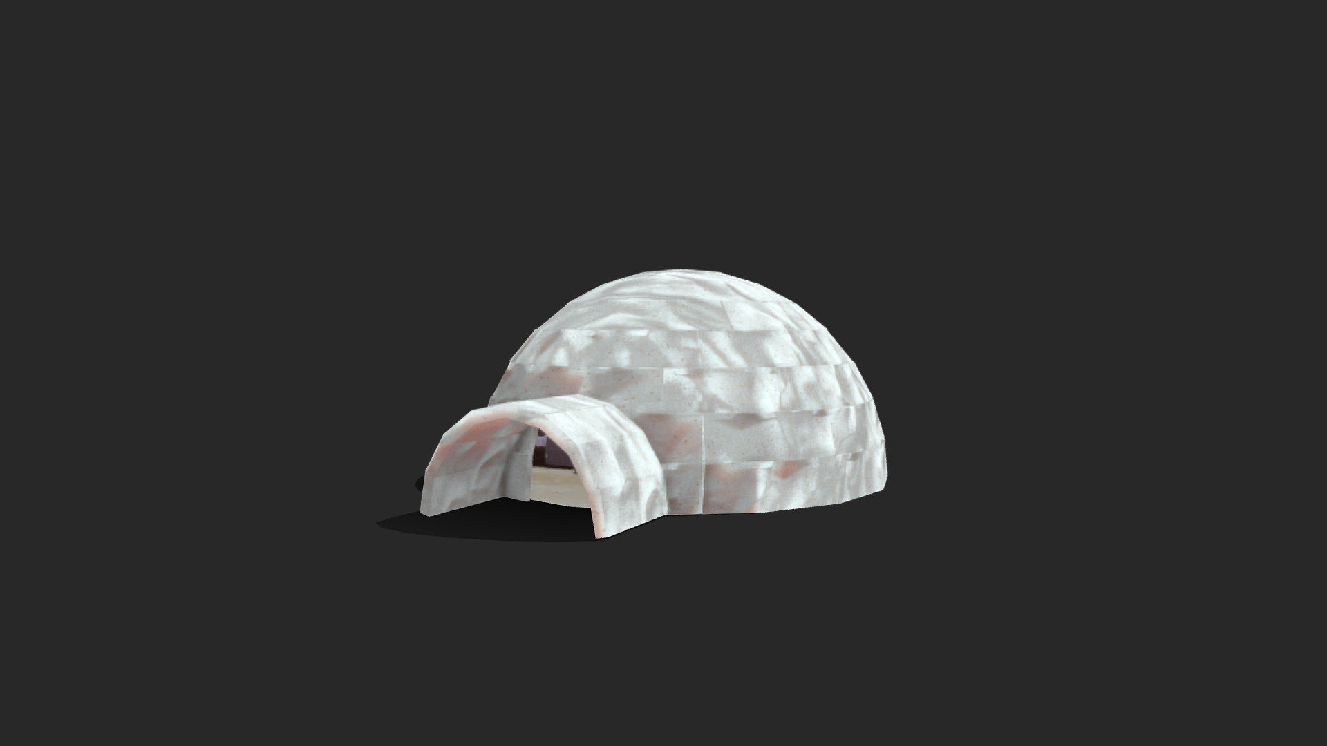 Igloo - Low poly Game Asset - 3D model by Manasvini (@Manasvini14 ...