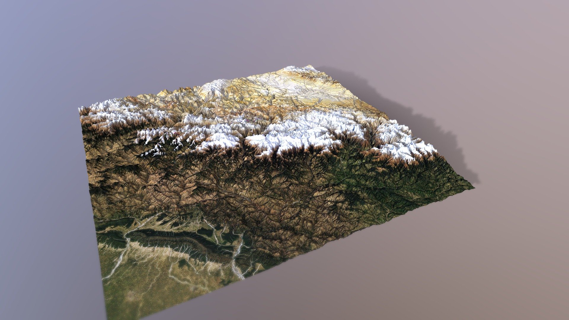 Majestic Himalayan range visible from Saharanpur - Download Free 3D ...