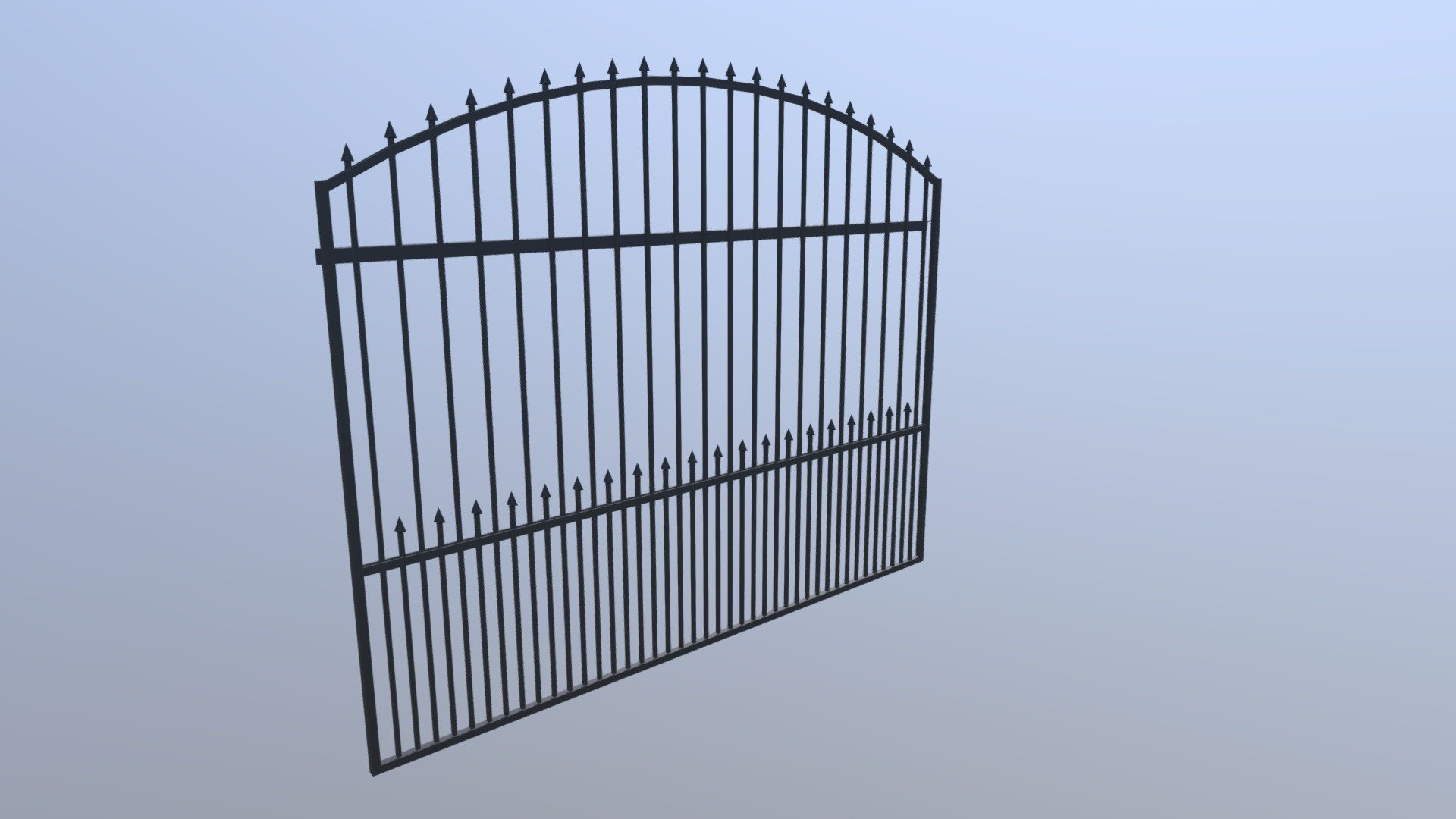 Gate - 3D model by paul.mrg [b61cf6f] - Sketchfab