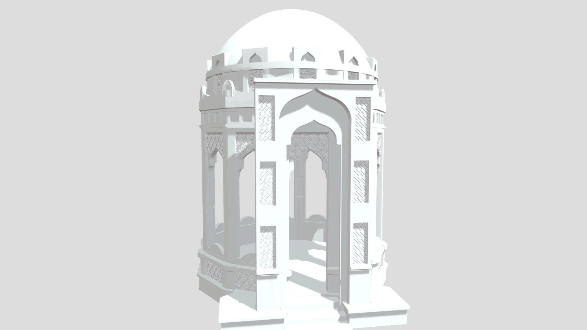 Mausoleum of Muslim Turkic peoples - Buy Royalty Free 3D model by spartankaKst [b61f51b ...