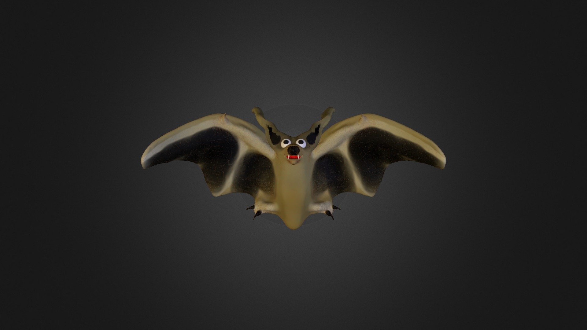happy bat - 3D model by leopoly [b621d89] - Sketchfab