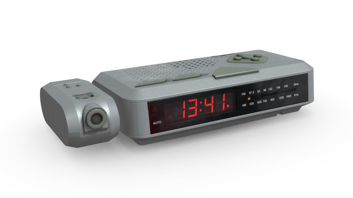 Digitalclock 3D models - Sketchfab