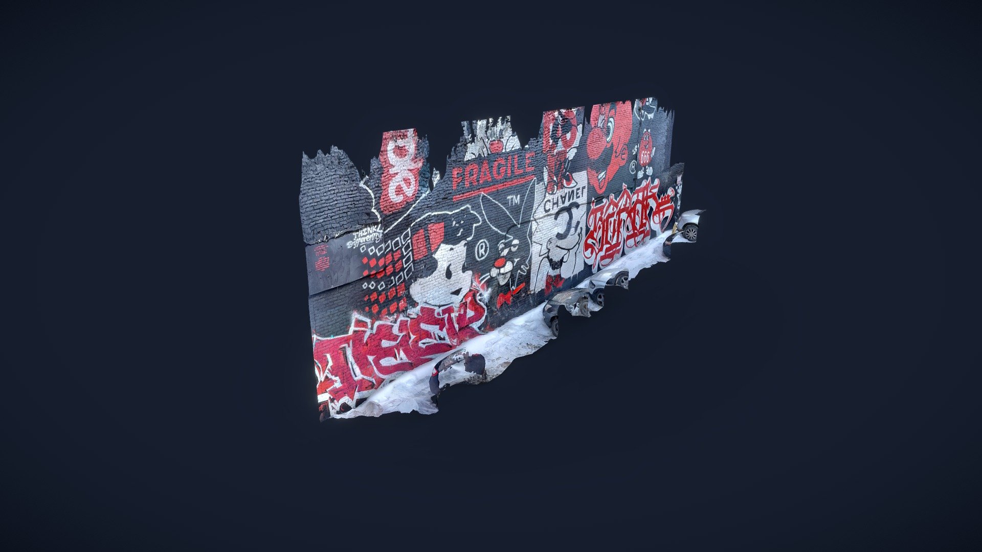 Day 28 - 1 Scan A Day - Mural - Download Free 3D model by Manu.Vision ...