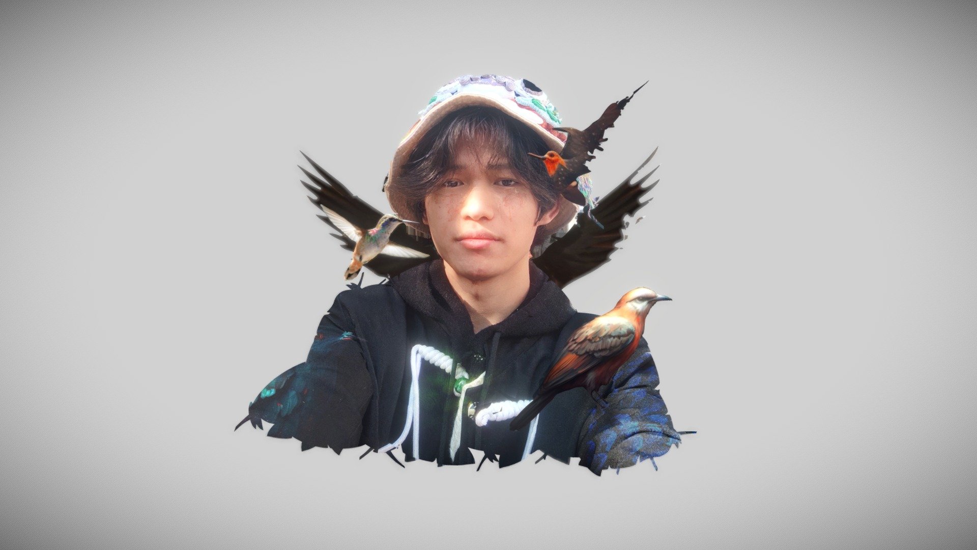 Feather Man - Download Free 3D model by 摩尔马 (@2632922302) [b625554 ...
