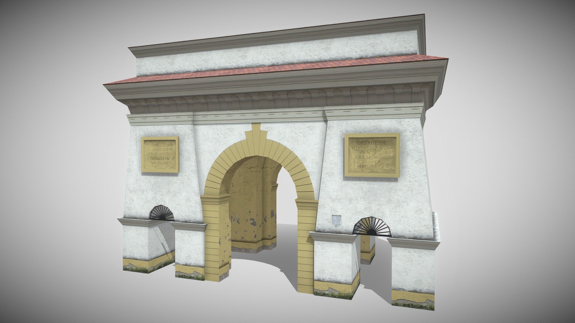 Schei Gate, Brașov, Romania - 3D model by Titan (@titanGD) [b625b93 ...