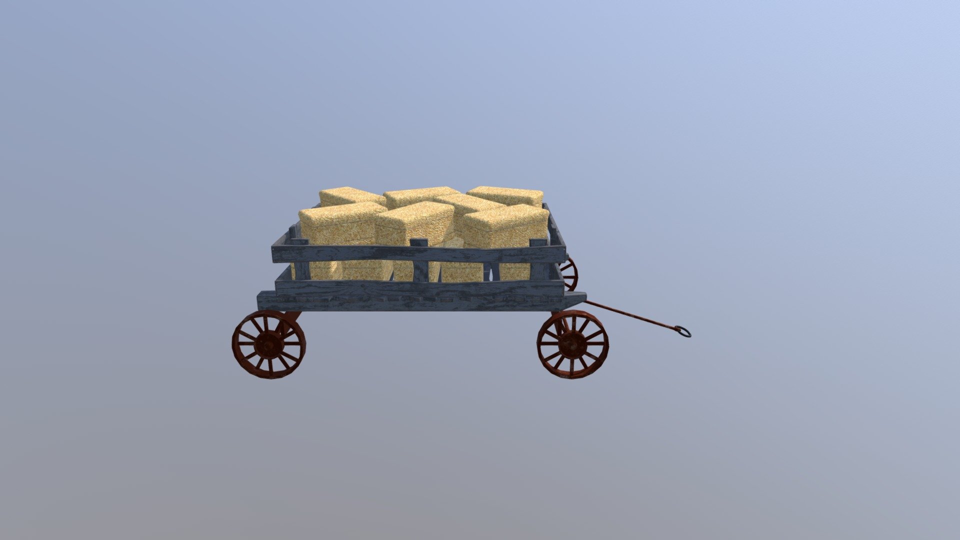 Hay Cart FINAL - 3D model by JB567 [b625ea0] - Sketchfab