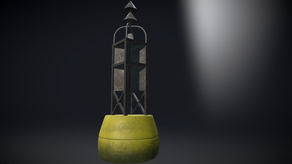 North Cardinal Buoy - 3D model by lukehez92 [b62792c] - Sketchfab