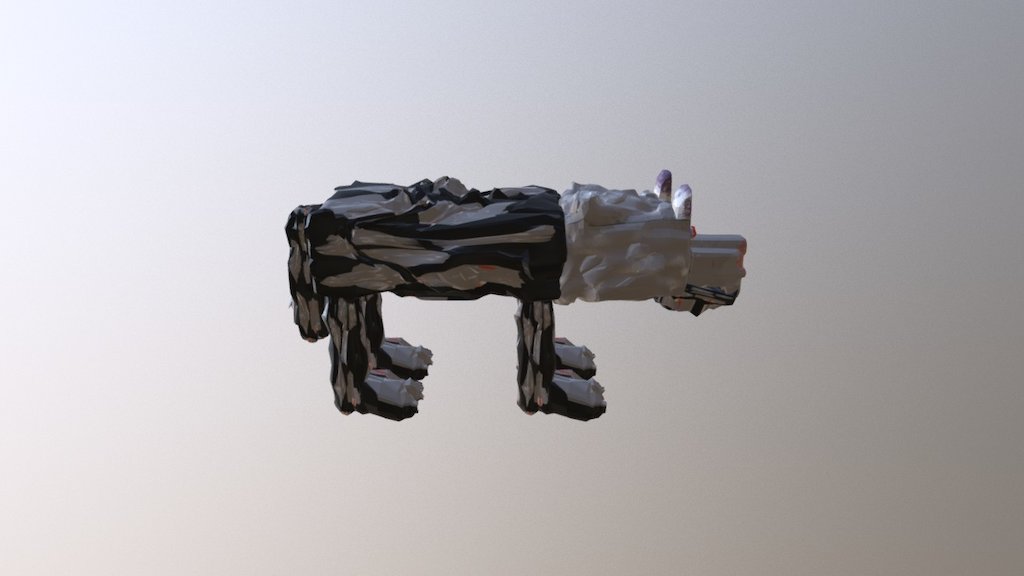 Terror wolf - 3D model by ethanmf99 [b628fe3] - Sketchfab