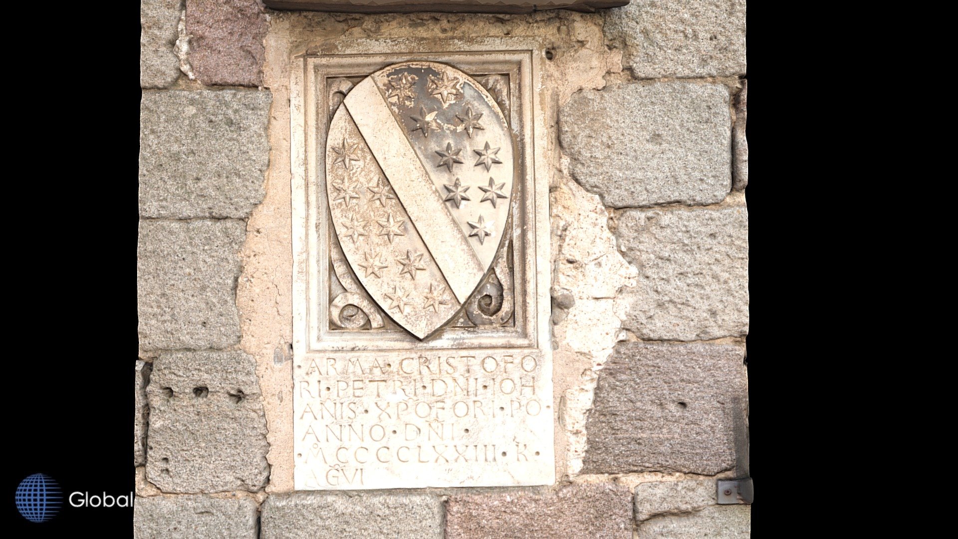Commemorative Shield, Montelaterone, Tuscany - Download Free 3D model ...
