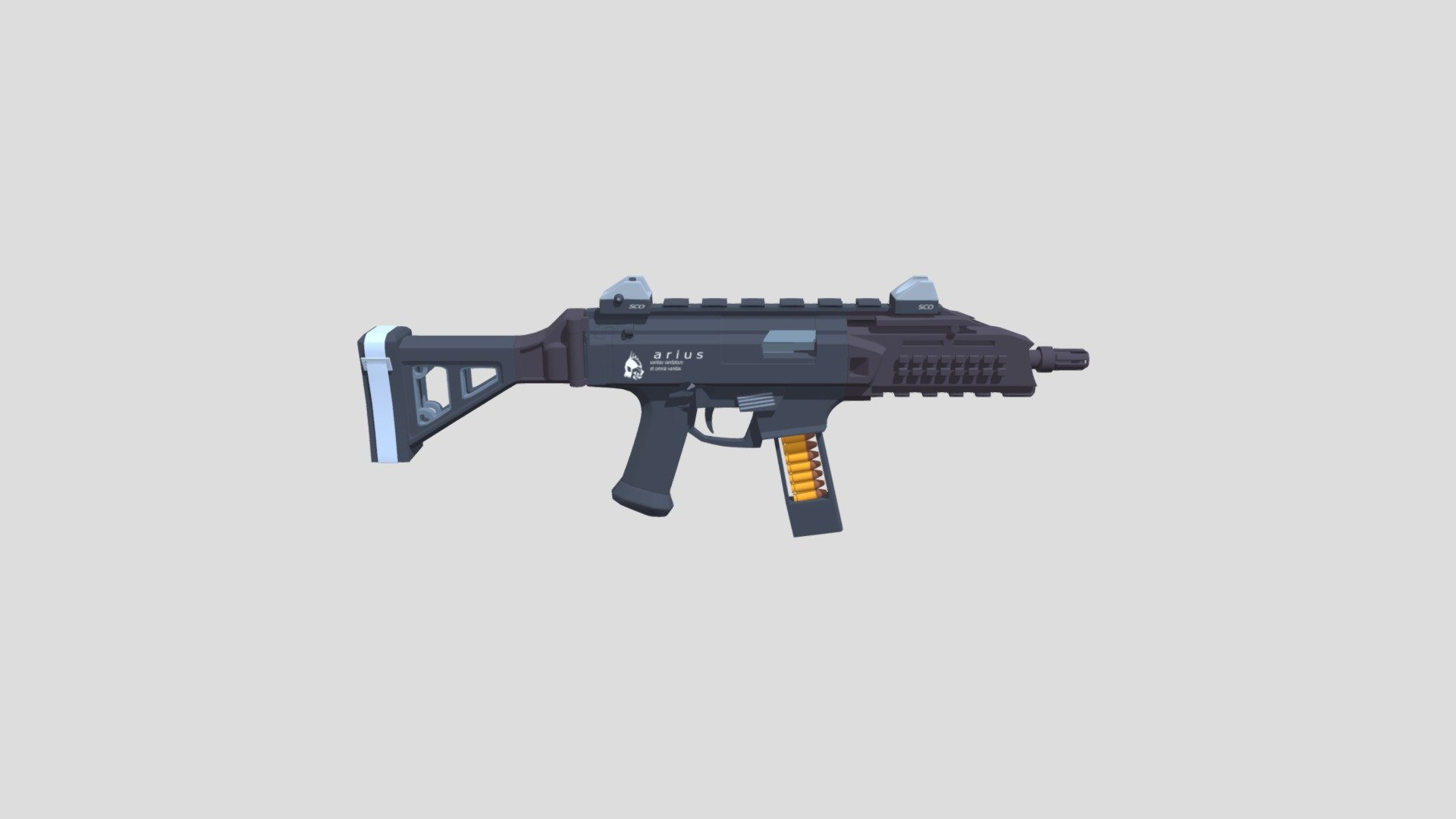 CZ Scorpio Evo3 V2.0 - Download Free 3D model by Jun (@junnovember1123 ...