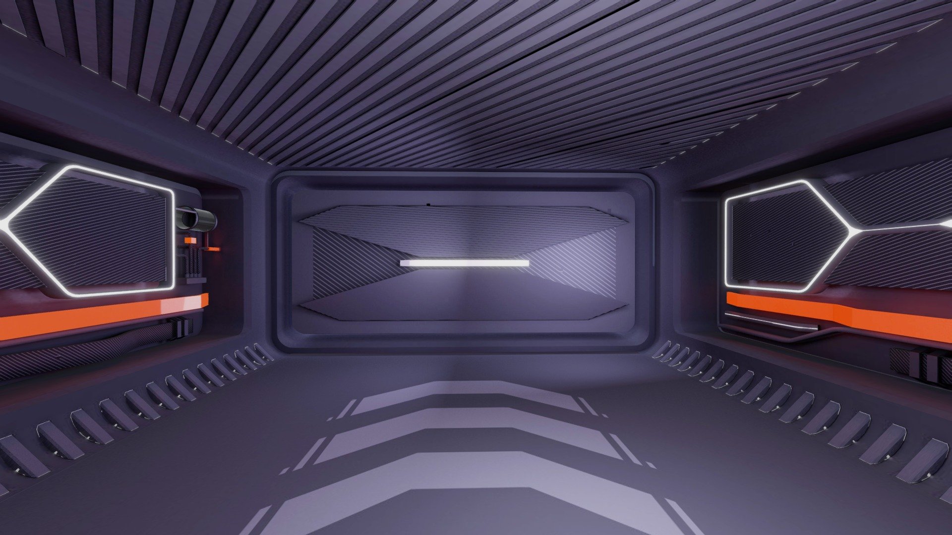 Sci-fi VR room #2 | baked - Buy Royalty Free 3D model by ChristyHsu ...