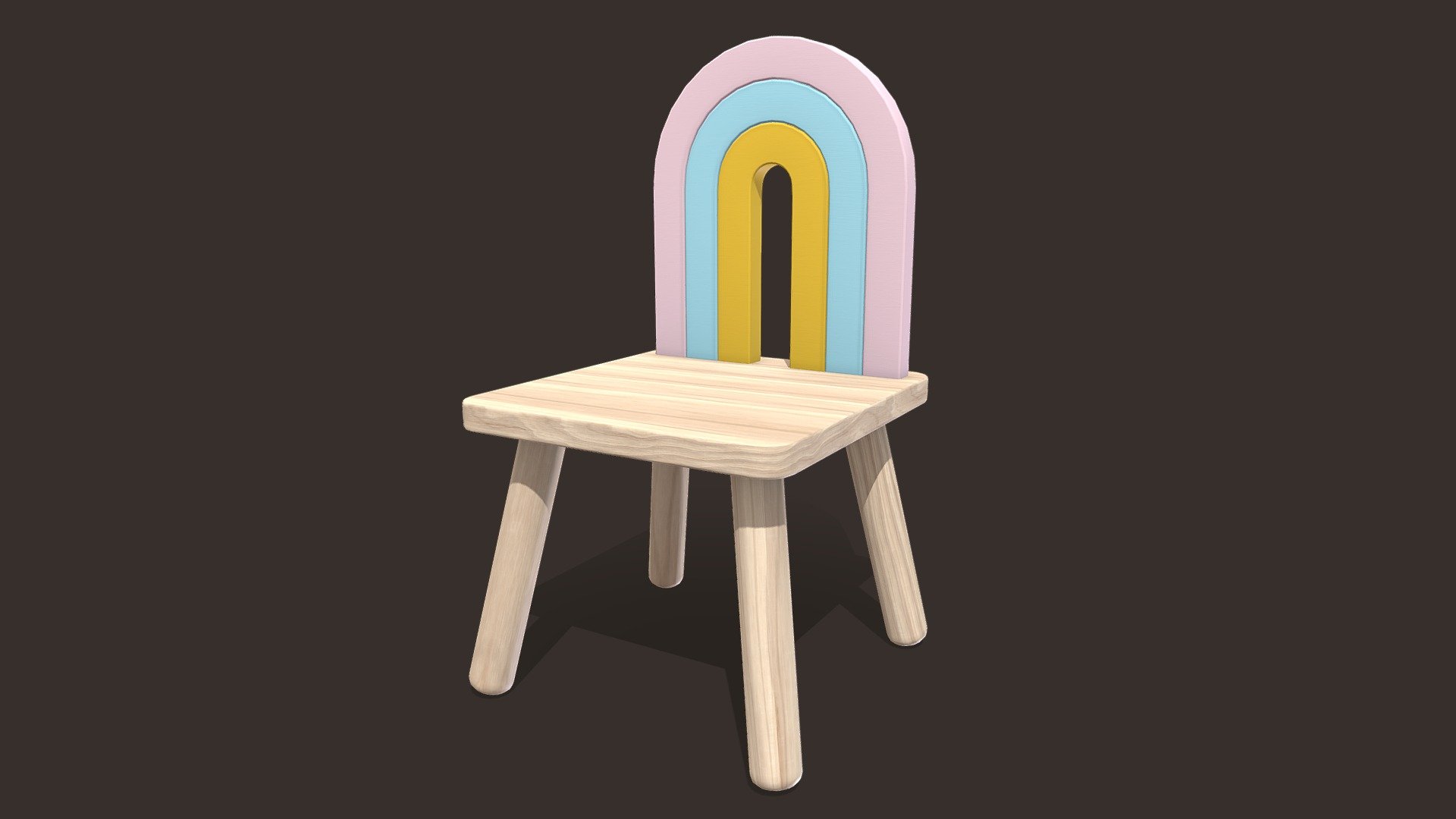 Children chair - Buy Royalty Free 3D model by MDgraphicLAB [b62a0b0 ...