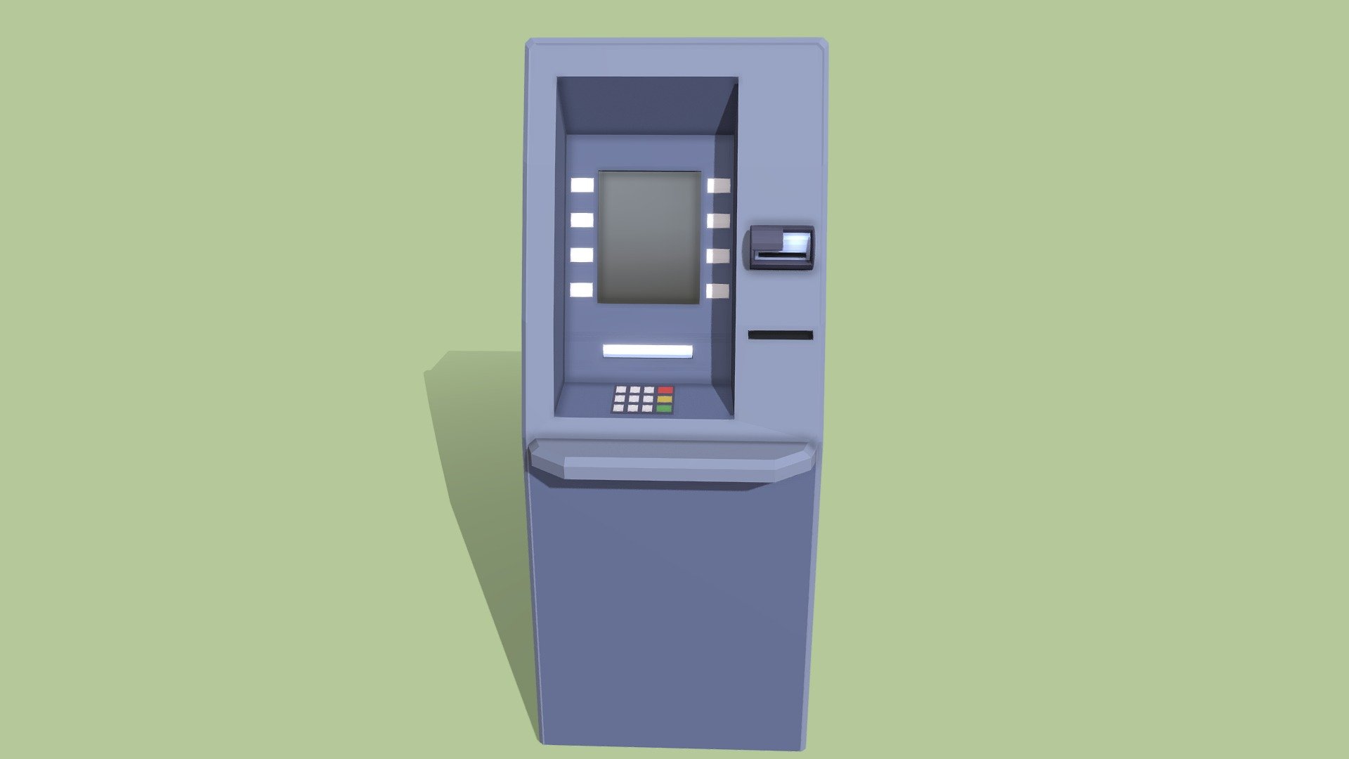Low-poly ATM - 3D model by Companion_Cube [b62b3c9] - Sketchfab
