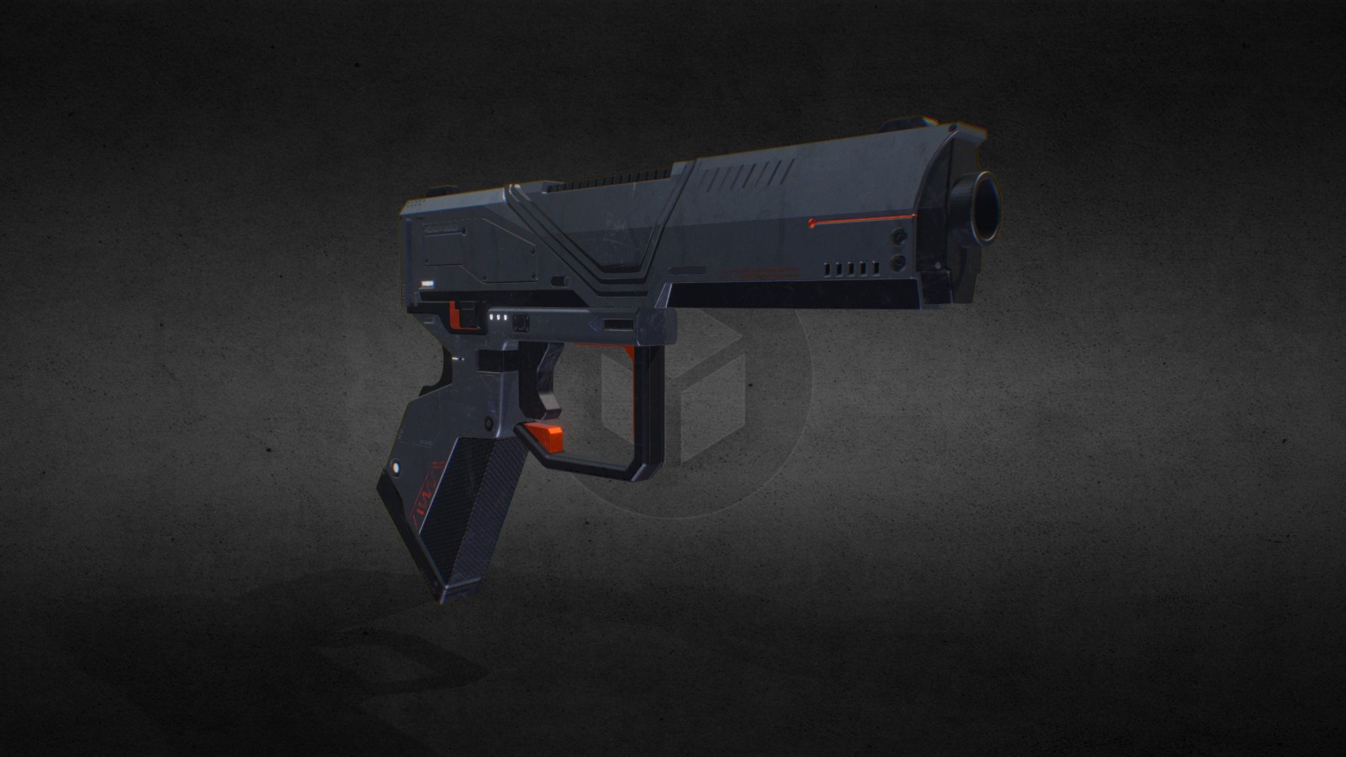 handgun - 3D model by philippadobby [b62ba55] - Sketchfab