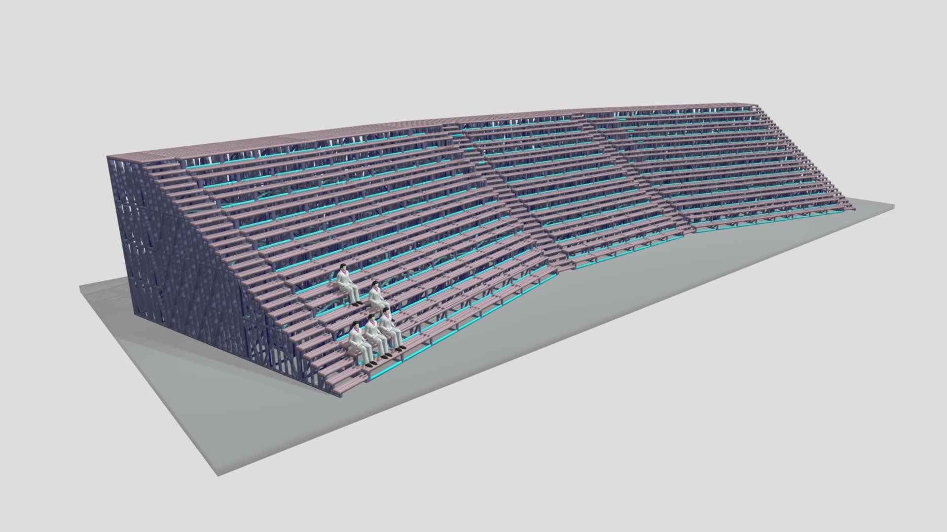 2 3d Tribuna2 - 3D model by lstkug [b62be9c] - Sketchfab