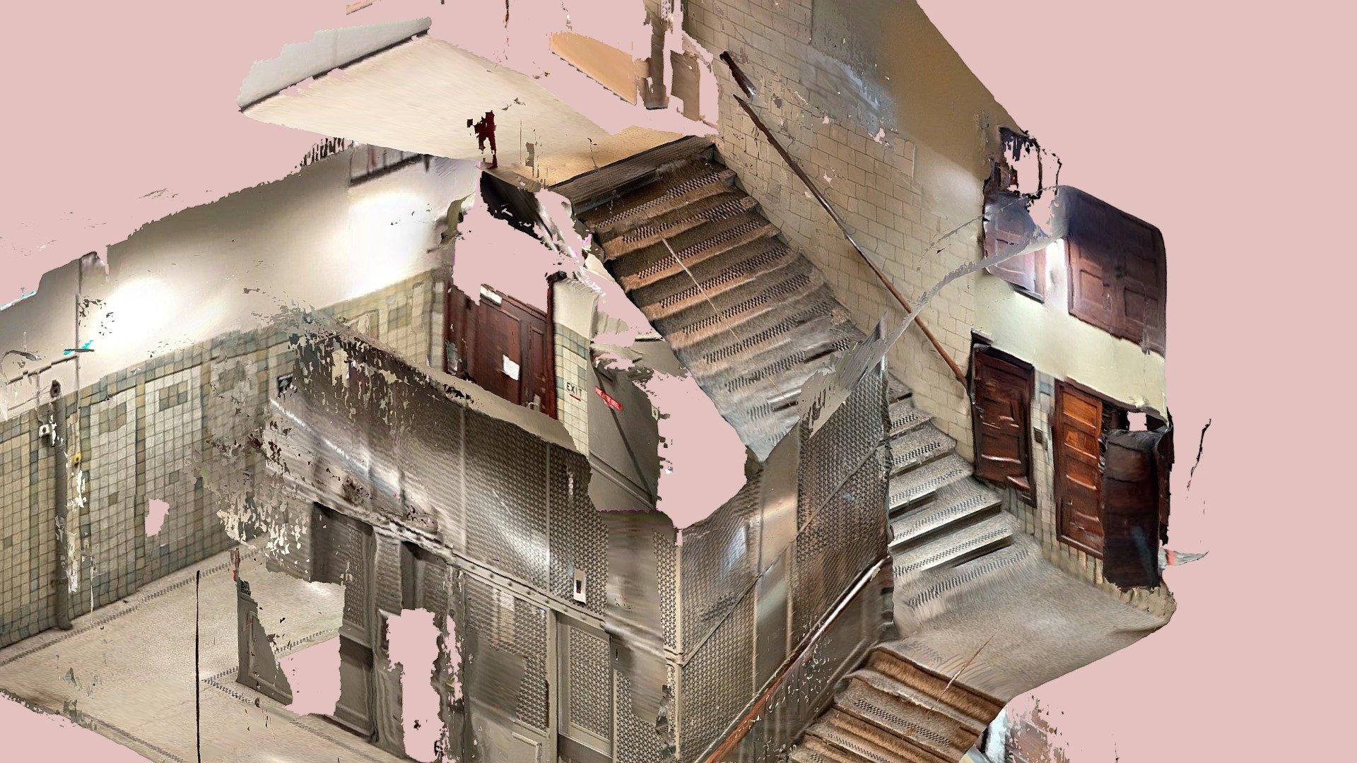 nicholson building stairs - Download Free 3D model by Eric.Jong ...