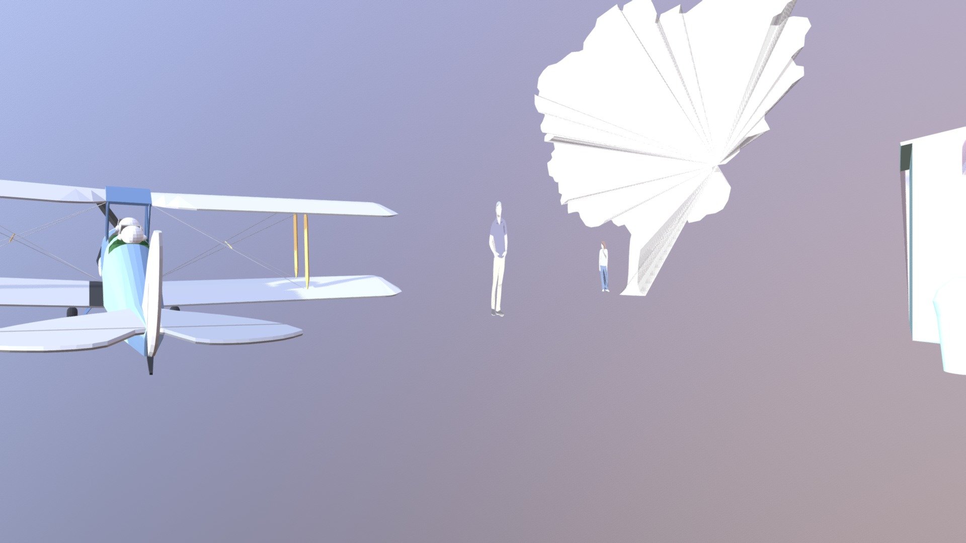 Small Plane Scene - 3D model by puppenhead [b62d751] - Sketchfab