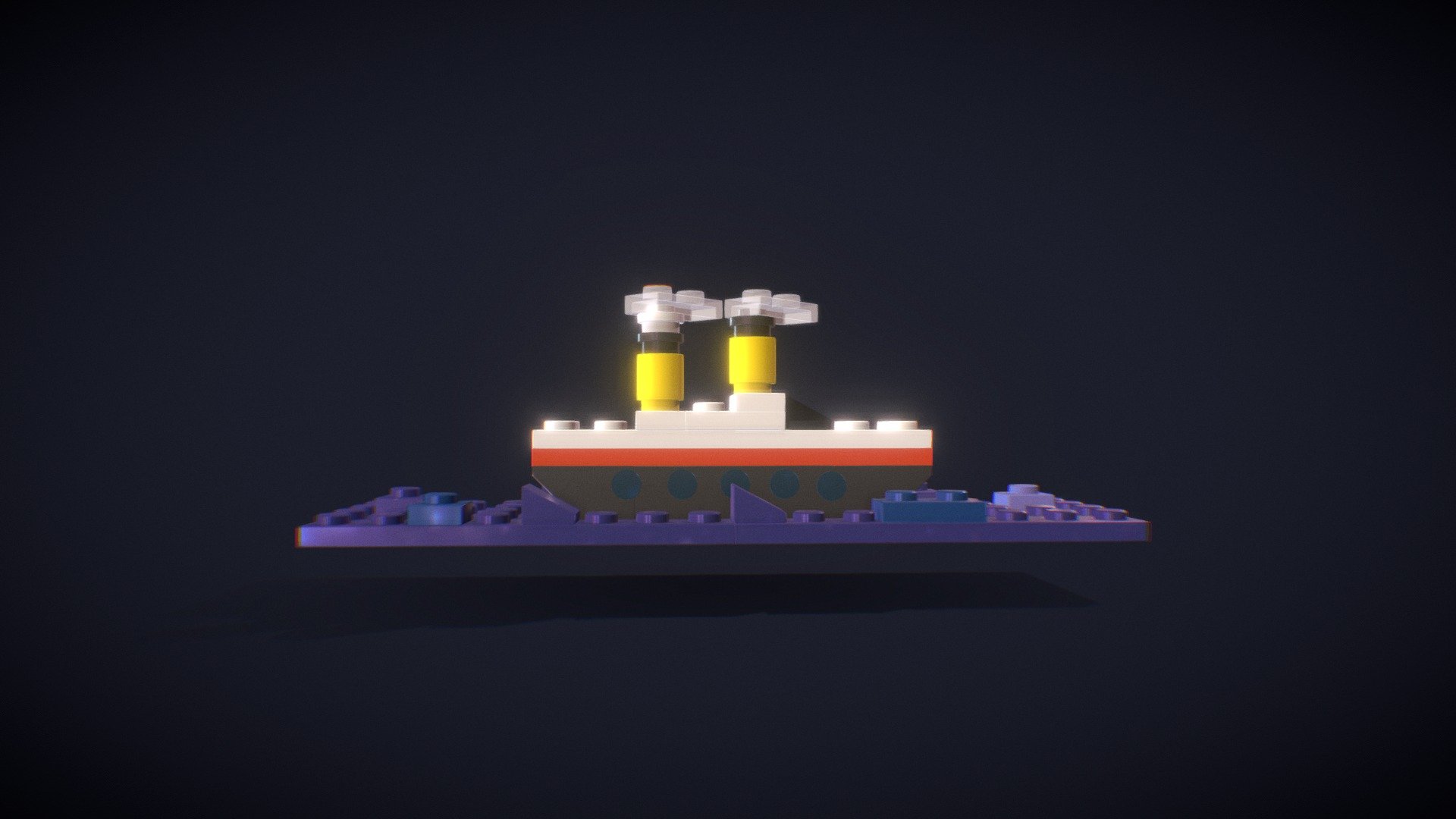 Little Lego Boat - Download Free 3D model by Ella Kartey (@troiisqe ...