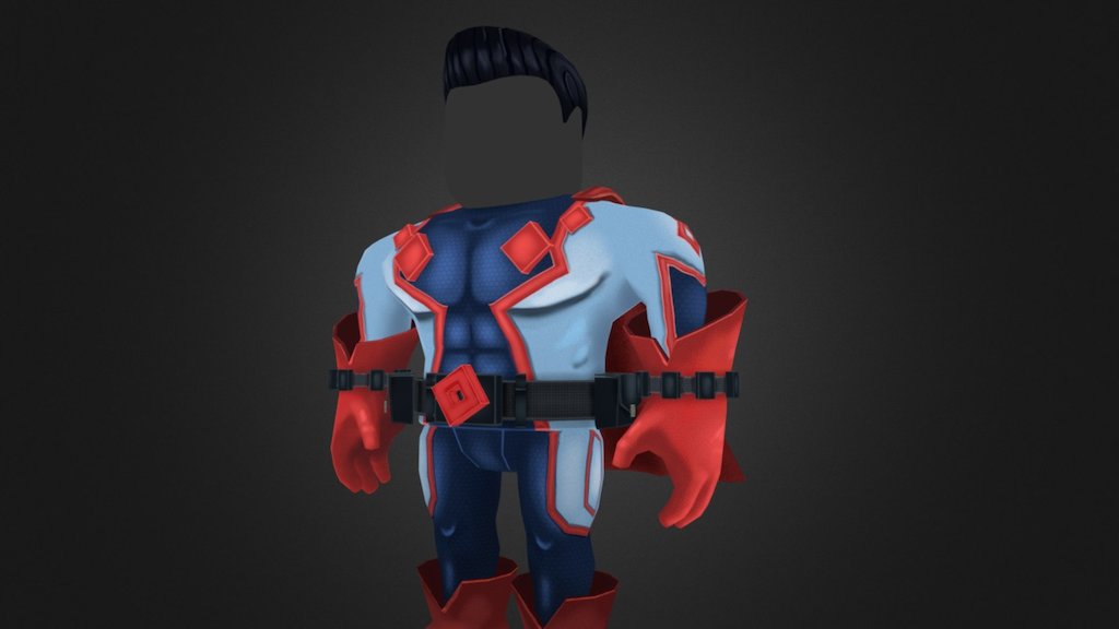 ROBLOX - Superhero - 3D model by Ayvie 3D (@ayvie3D) [b62fd48] - Sketchfab
