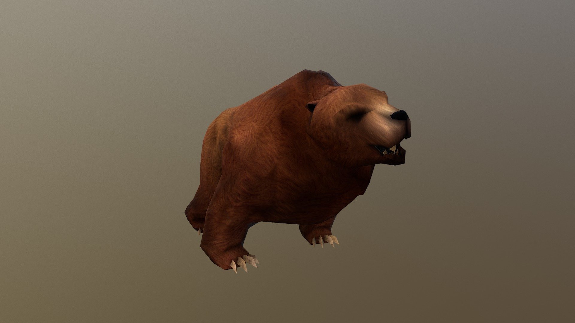 Bear Attack - 3D model by Heberth (@HeberthPinilla) [b62ffdb] - Sketchfab