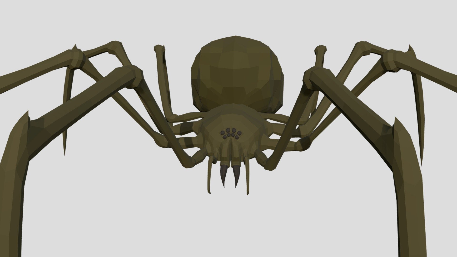 Spider Low Poly Character - 3D model by Sculptyfix (@RennSemmel81 ...