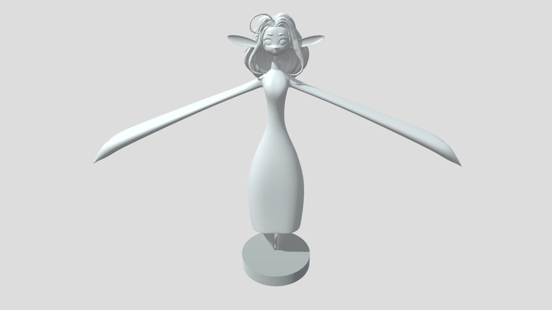 Alien Girl - 3D model by ten_no_uta [b630768] - Sketchfab