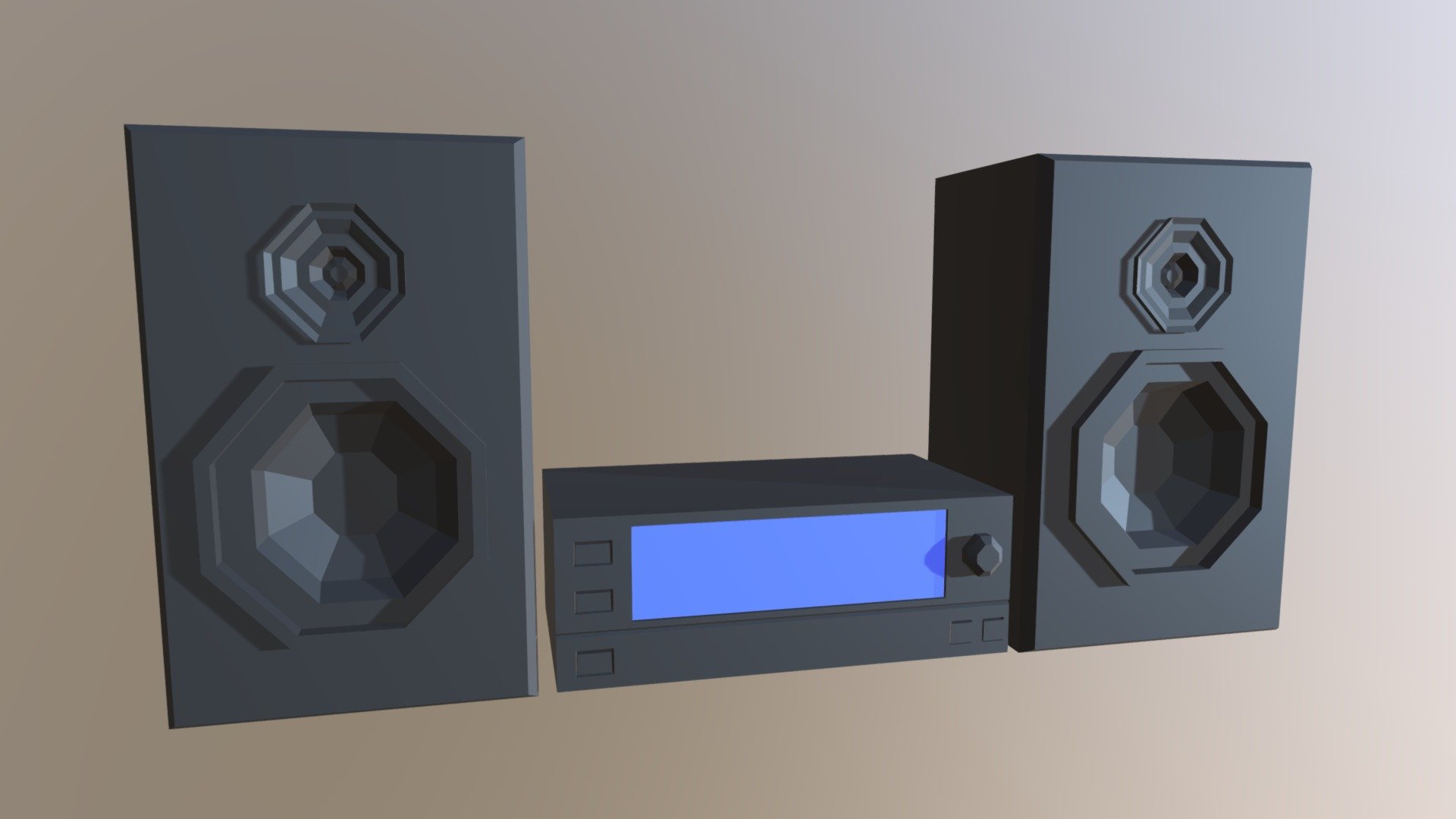 Stereo - 3D model by Nanue [b632065] - Sketchfab