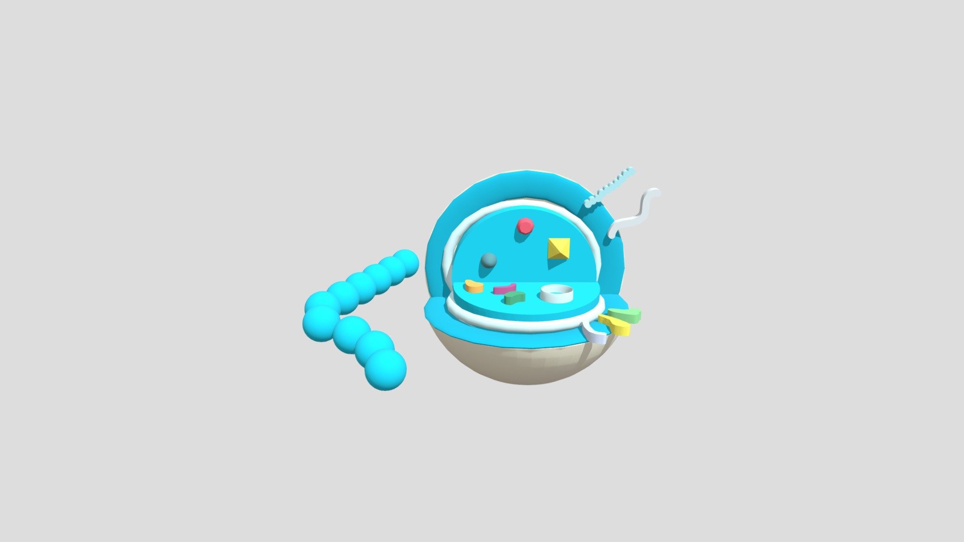 MICROUGHS_streptococcus pyogenes_inicialesest1 - 3D model by omartira ...