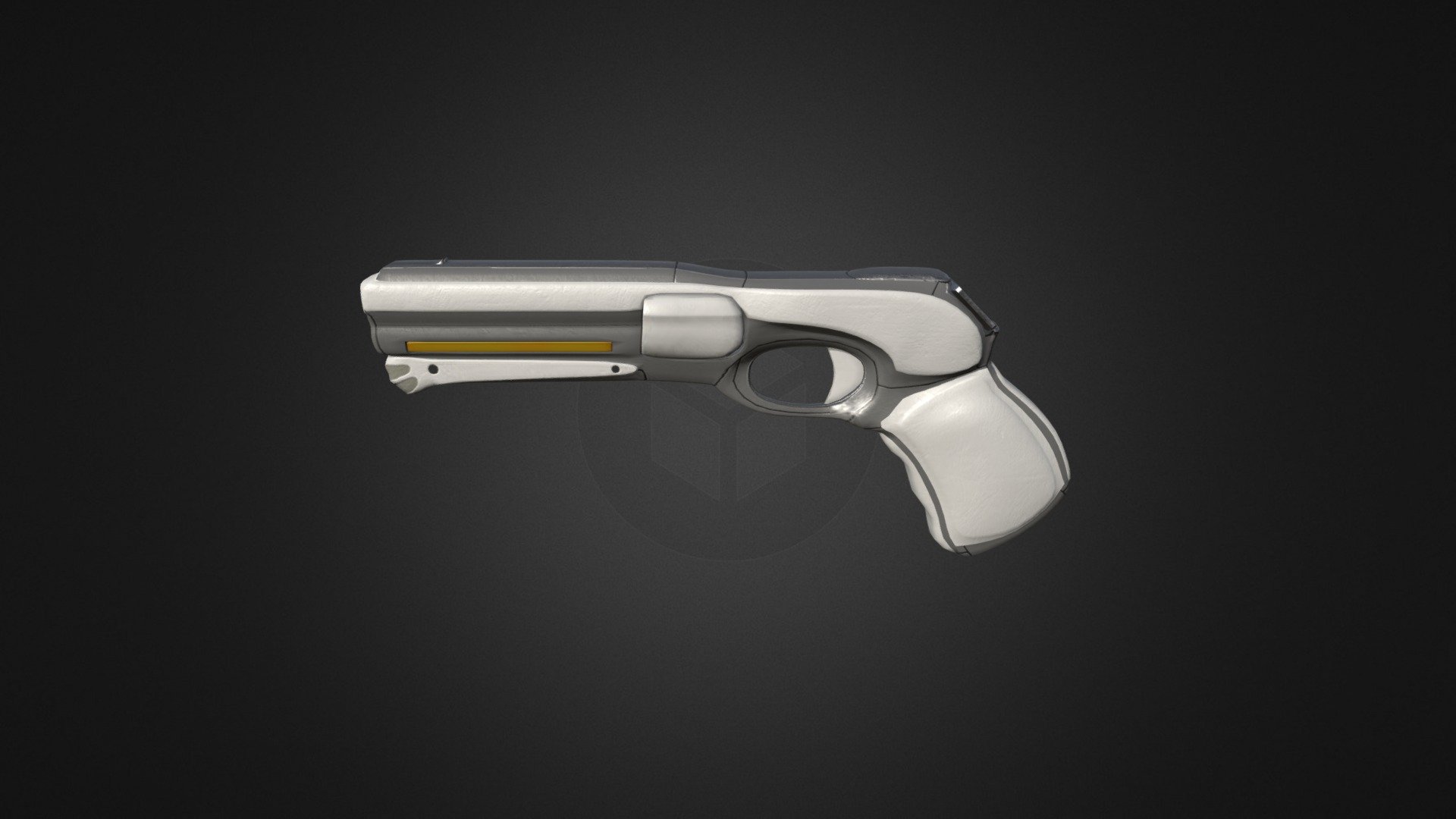 1 Handed Energy Pistol - 3D model by radioactivep90 [b6328d3] - Sketchfab