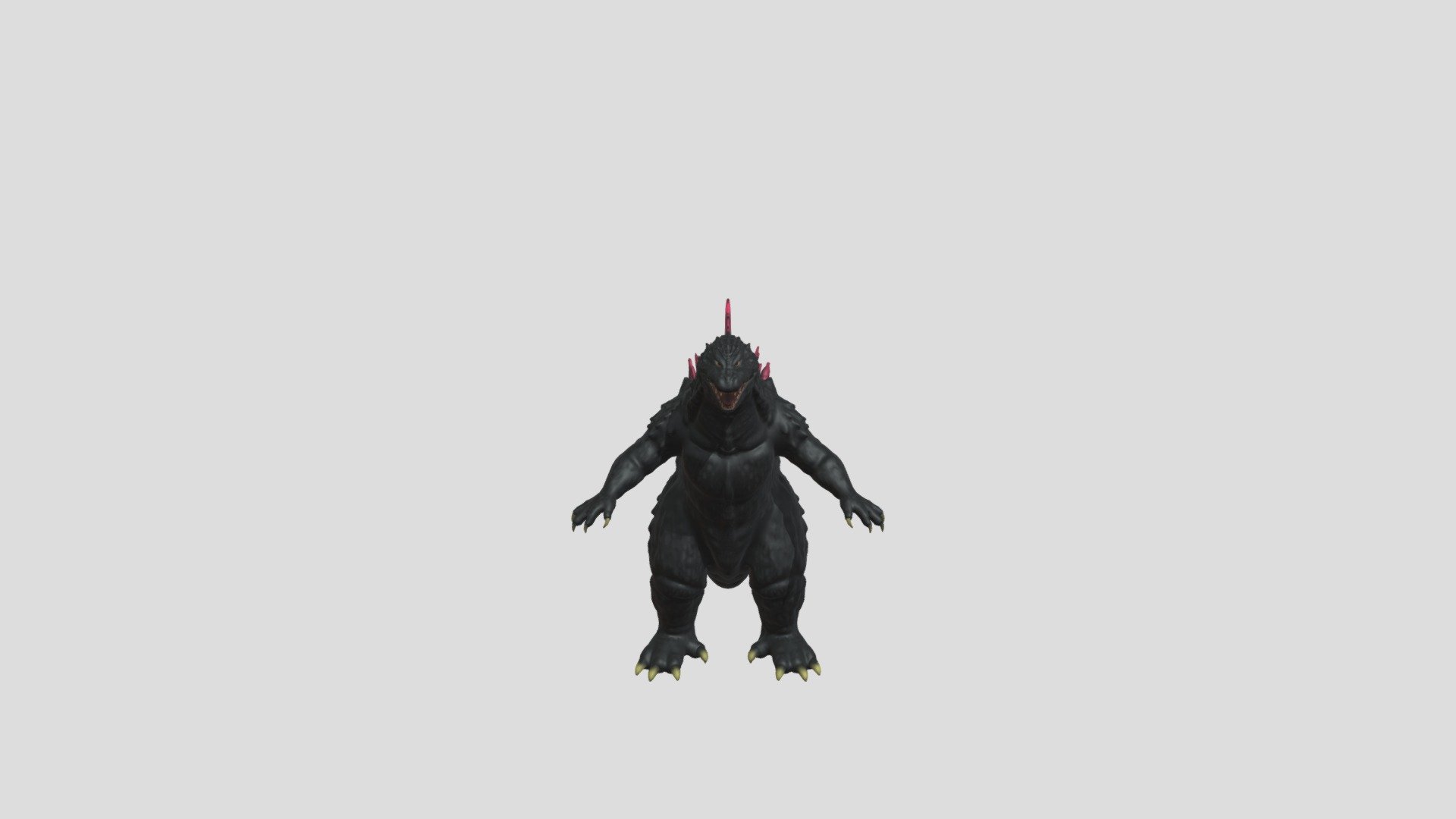 Godzilla 2000 - Download Free 3D model by scp1234 [b634c85] - Sketchfab