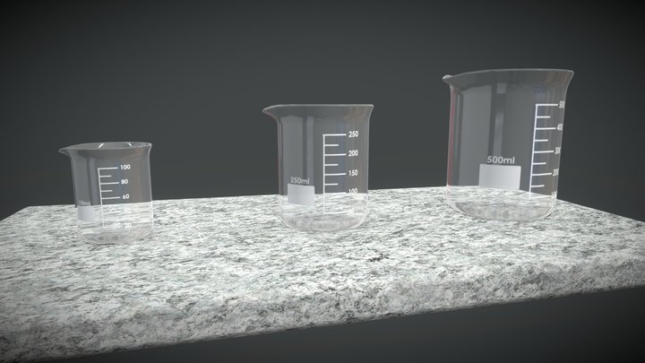 Beaker 3D models - Sketchfab