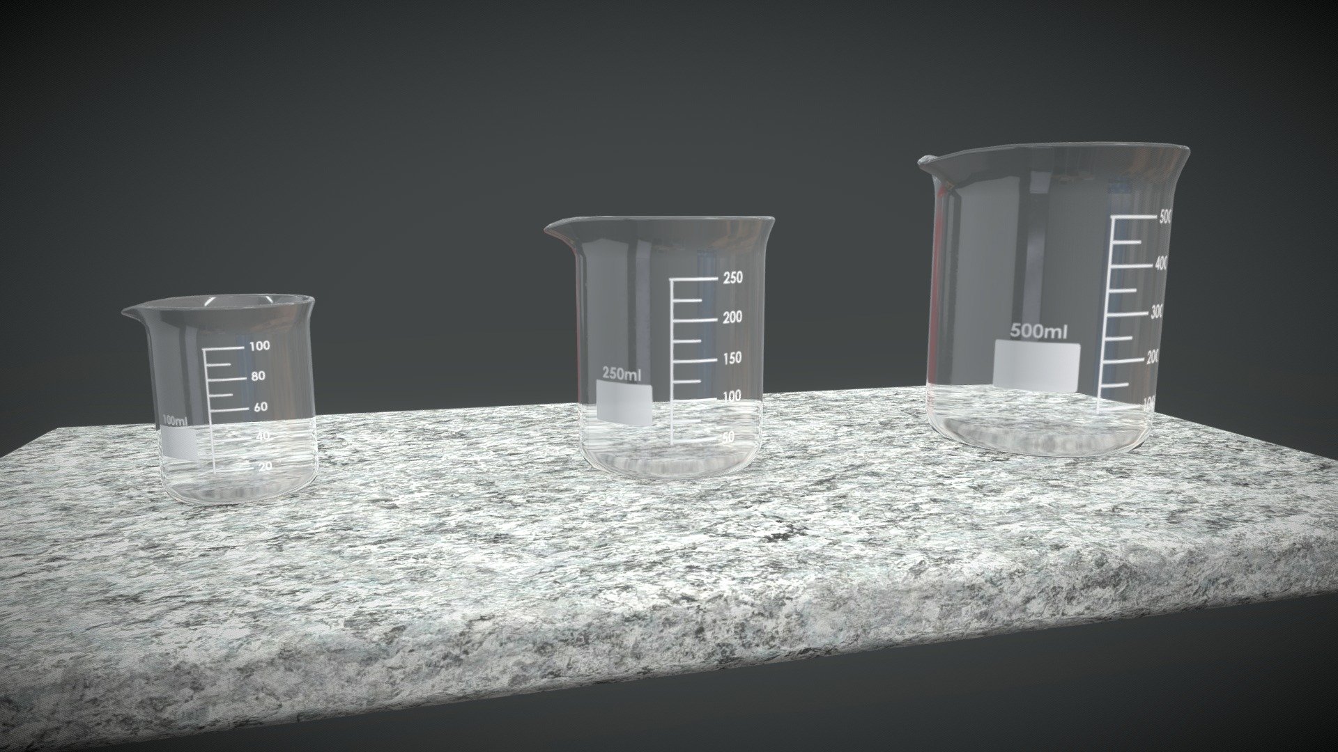 Beakers - Download Free 3D model by cesar.seidel [b63ae47] - Sketchfab