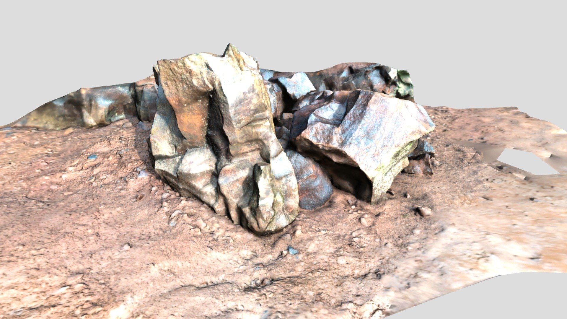 Rocks At Silver Falls - 3D model by VR Voyaging (@VRVoyaging) [b63bb2a ...