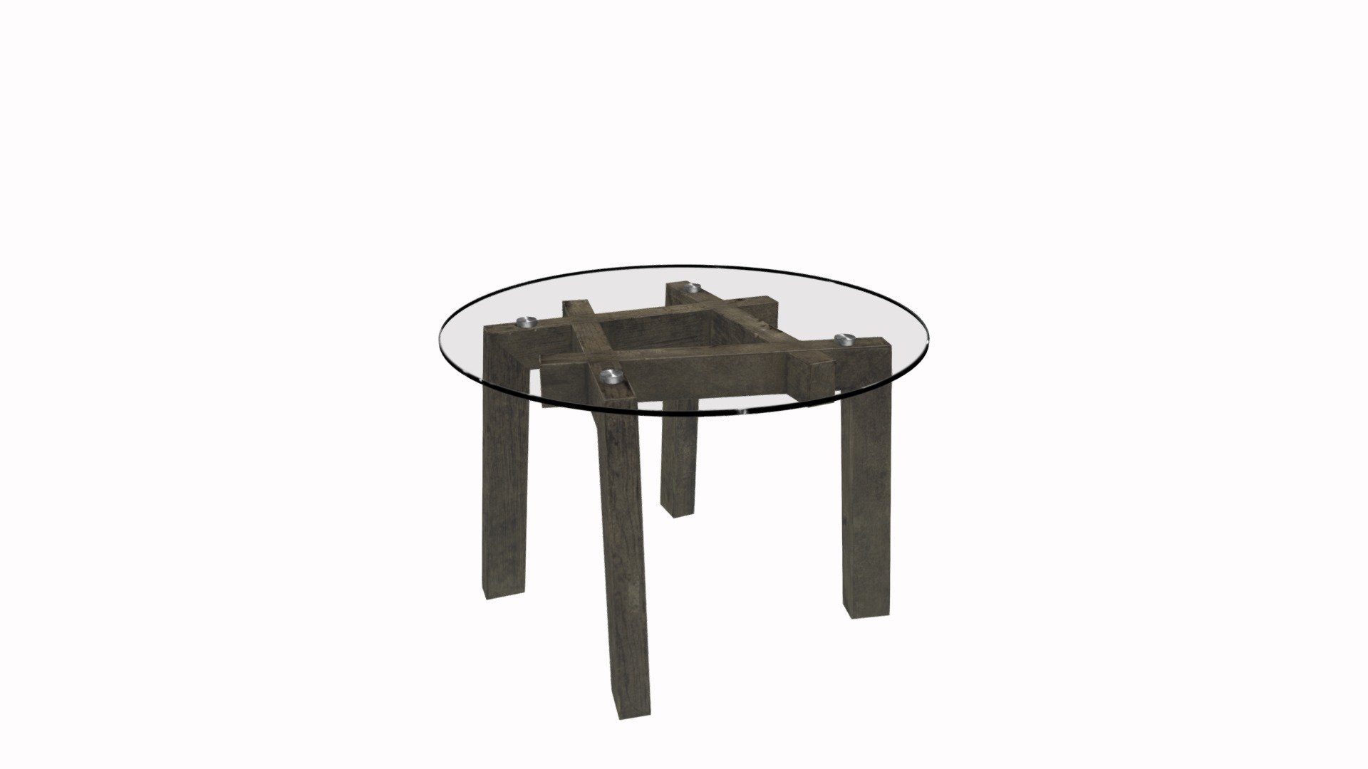 Glass Side Table - 3D model by Furniture 3D (@powerballtech) [b63bf66 ...