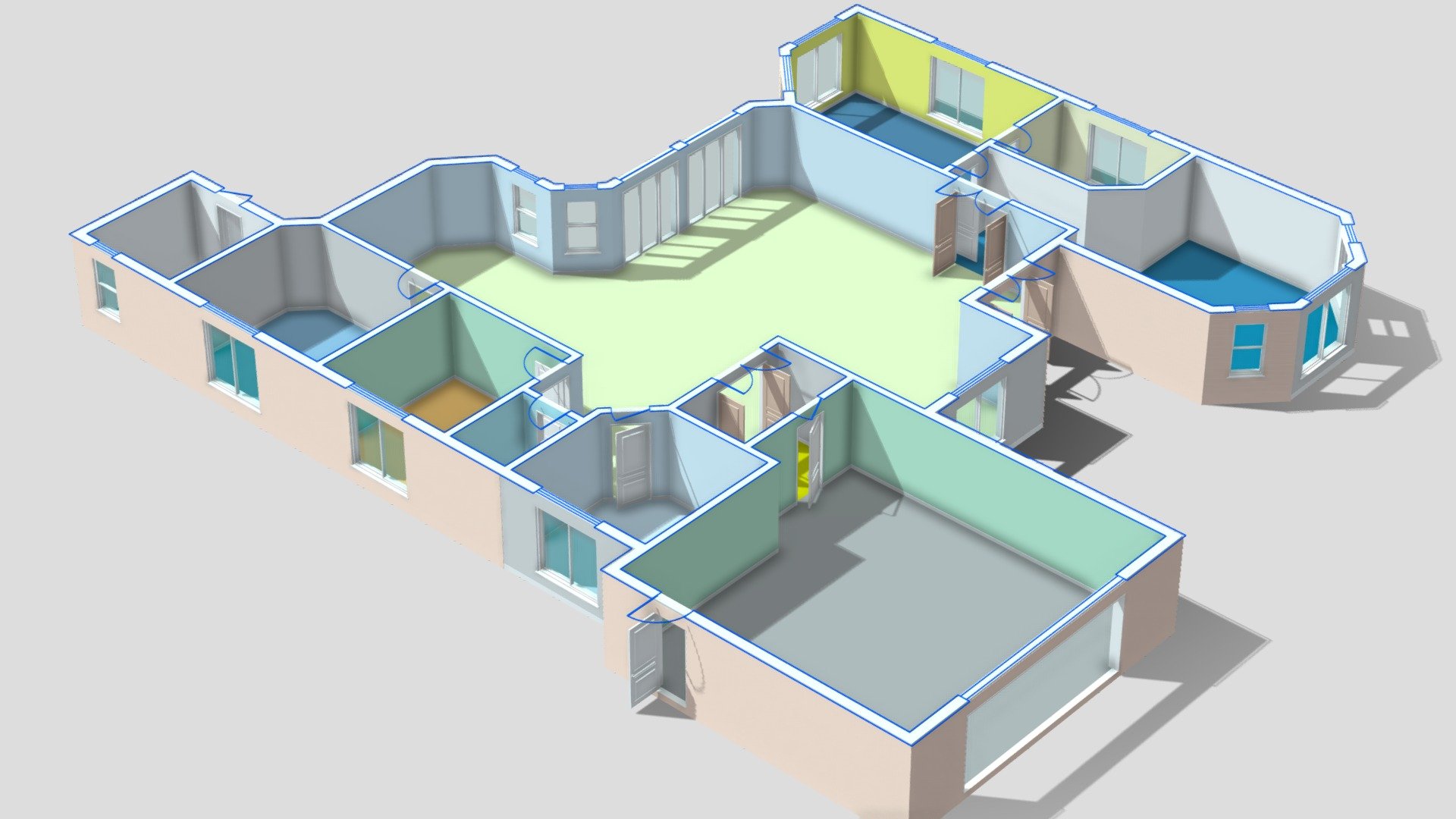 Floor Plan Generator Test Output - Download Free 3D model by Giimann ...