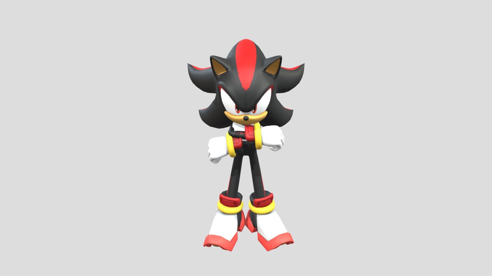 Shadow-the-hedgehog-free-model (2) - Download Free 3D model by ...