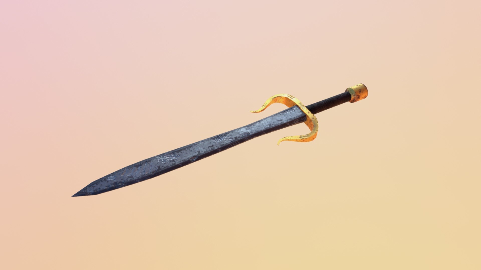 Rusted Sword - Download Free 3D model by Jennifer Castro (@JenniferC ...