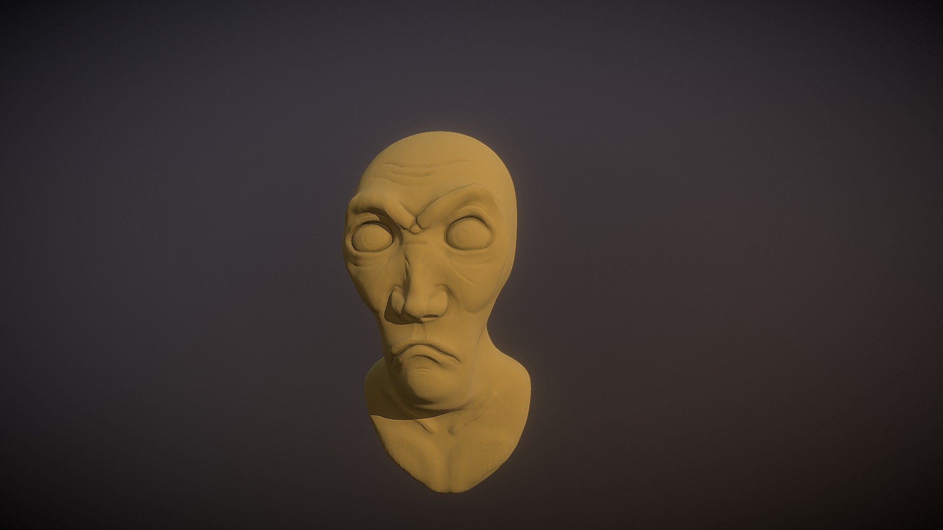 SculptJanuary18 Day 10: Emotion (Disgust) - 3D model by blanketsmcgee92 ...