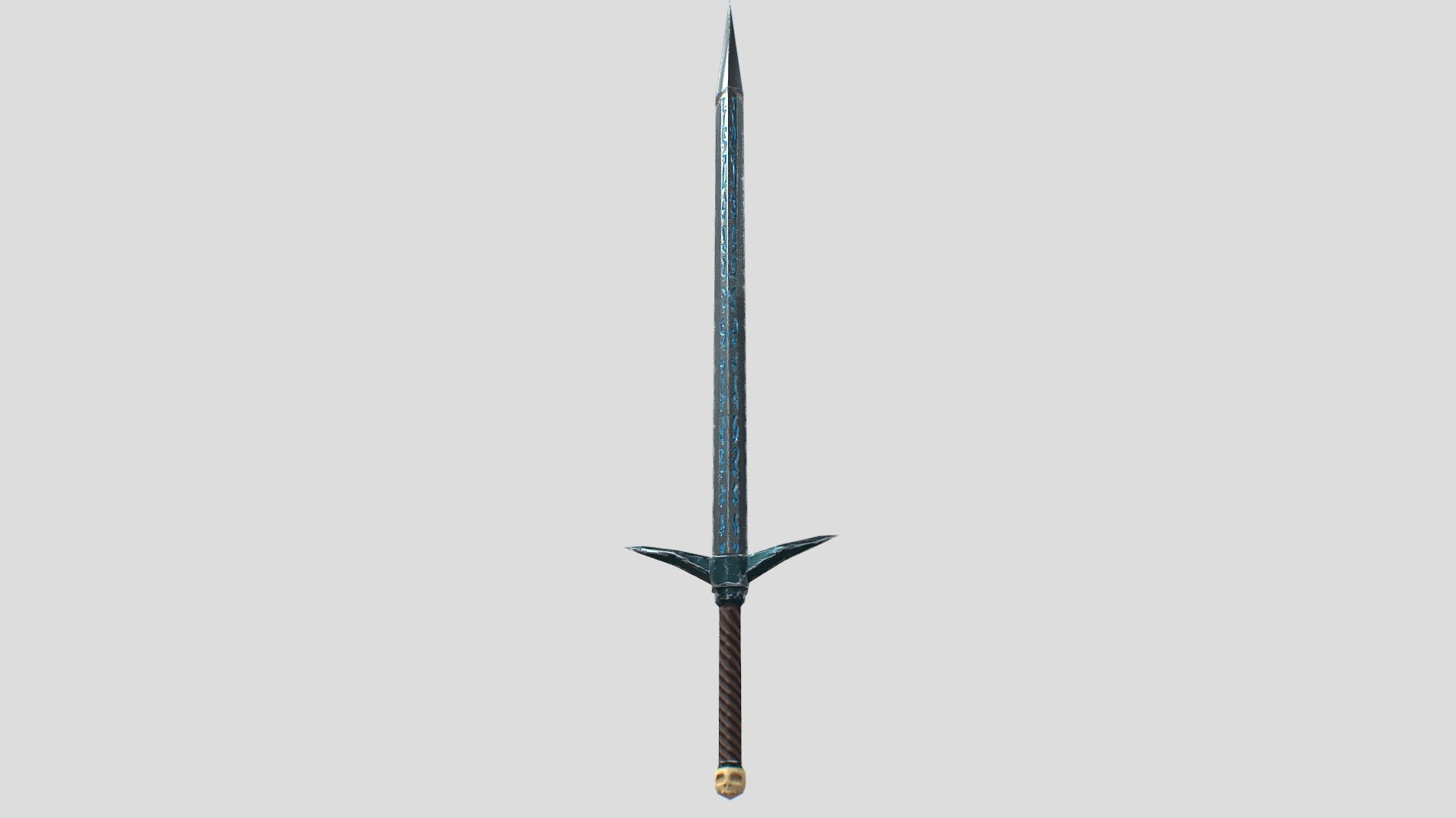 Oldschool MMORPG Fantasy Sword - Download Free 3D model by Rimacc ...