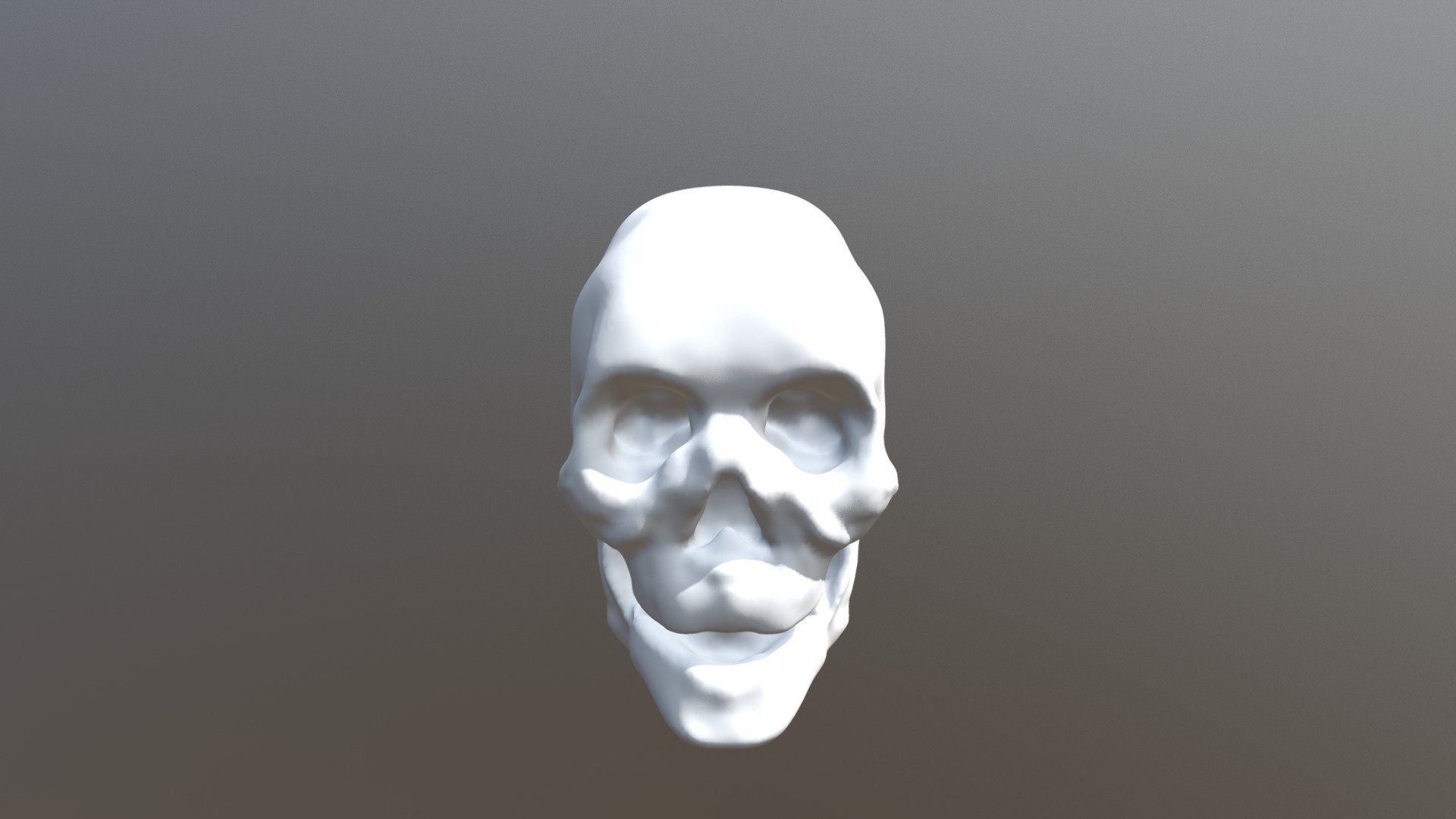 Skull, iteration #3 - 3D model by snailmonster [b640a18] - Sketchfab
