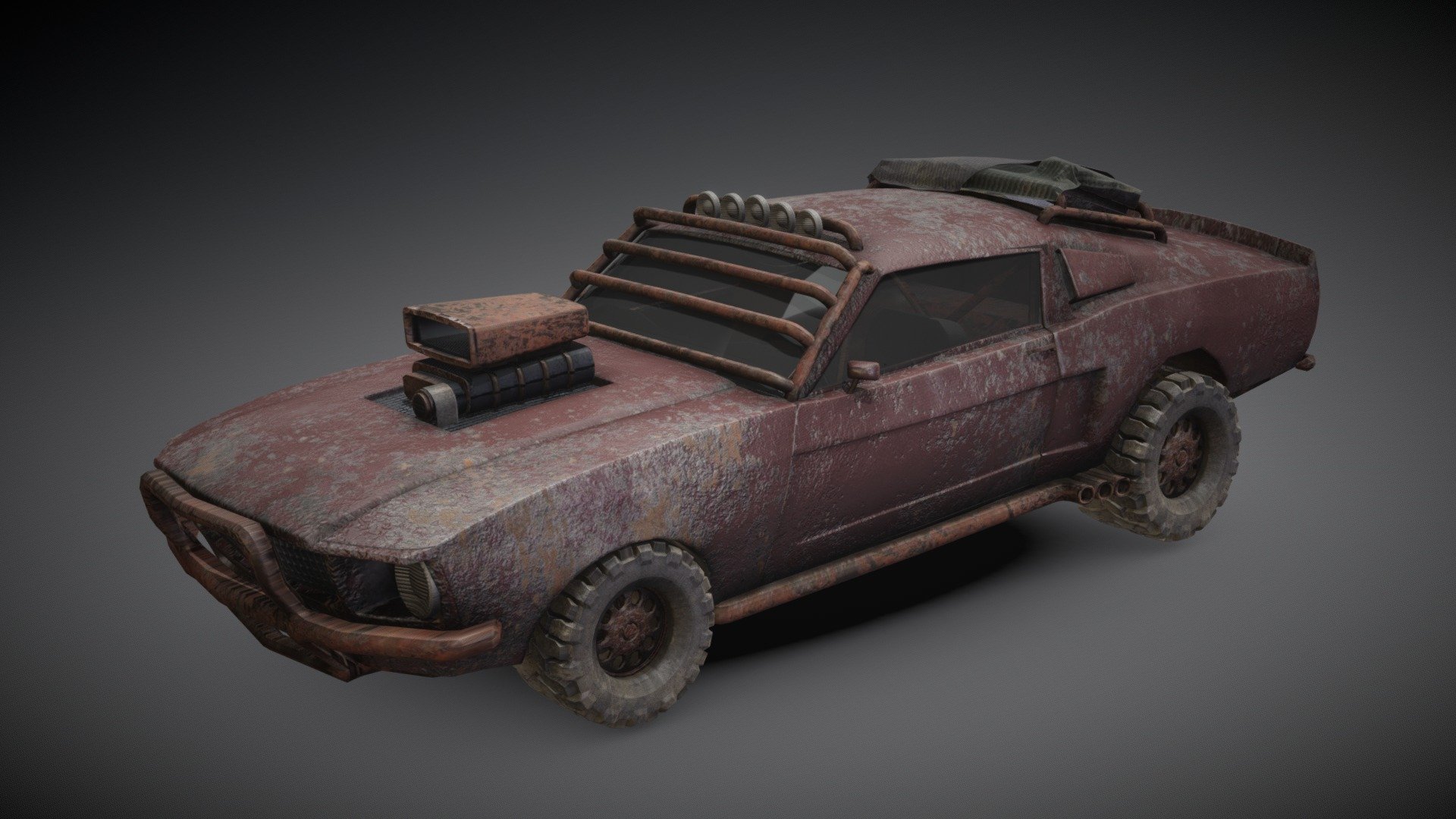 Mad Max Mustang - 3D model by SheldonJ99 [b641732] - Sketchfab