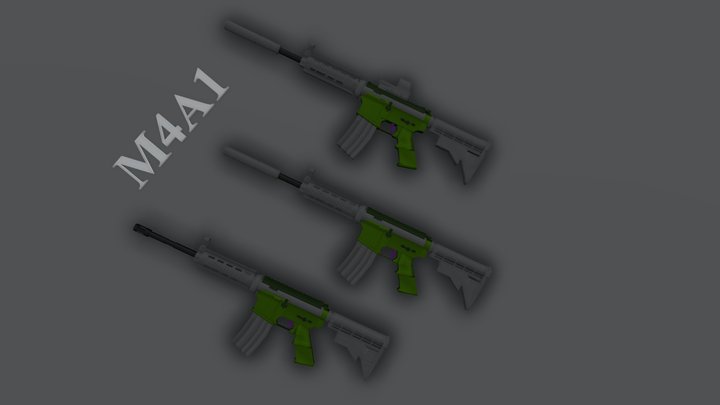 M4a1 3D models - Sketchfab