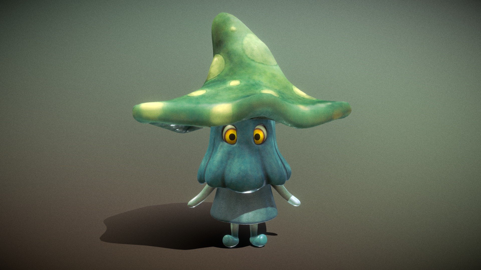 Mush the mushroom - 3D model by Alexandra Caisin (@alexisdrawing ...