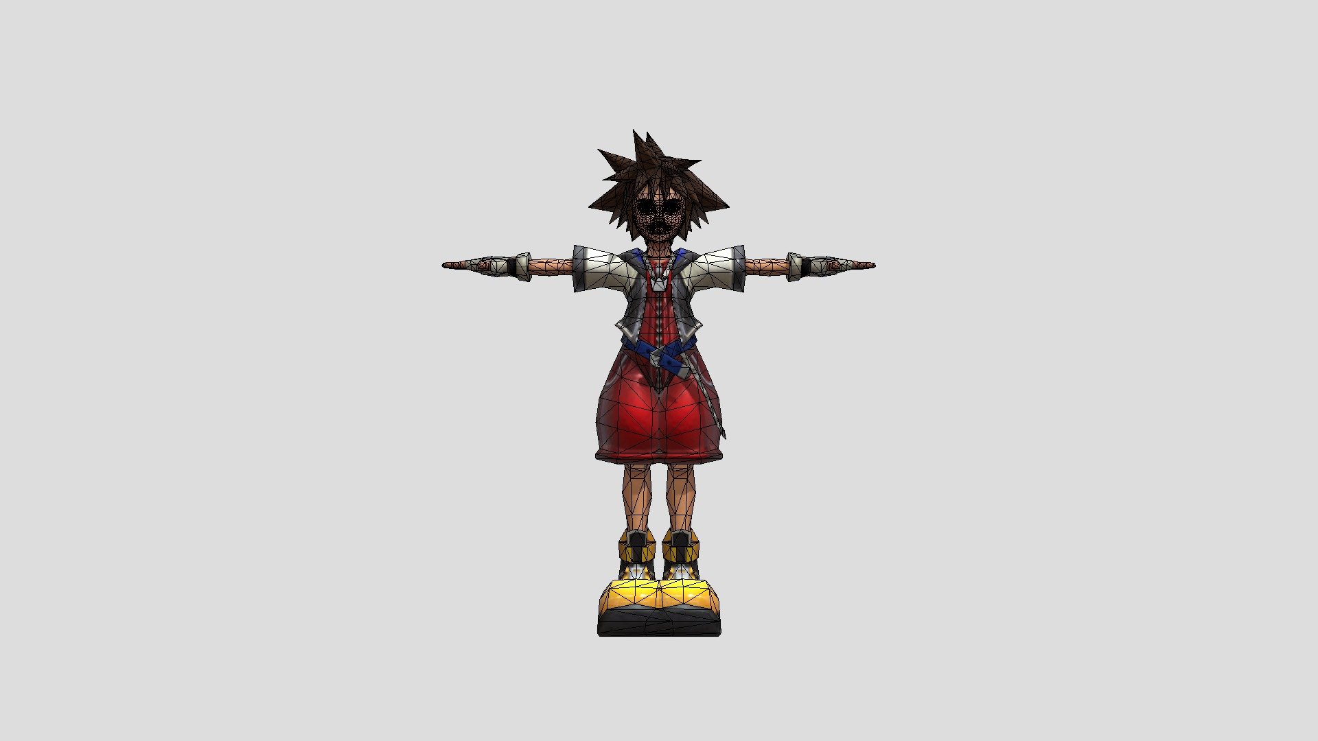 Sora - Kingdom Hearts - 3D model by IPlay (@july272018) [b64353f ...